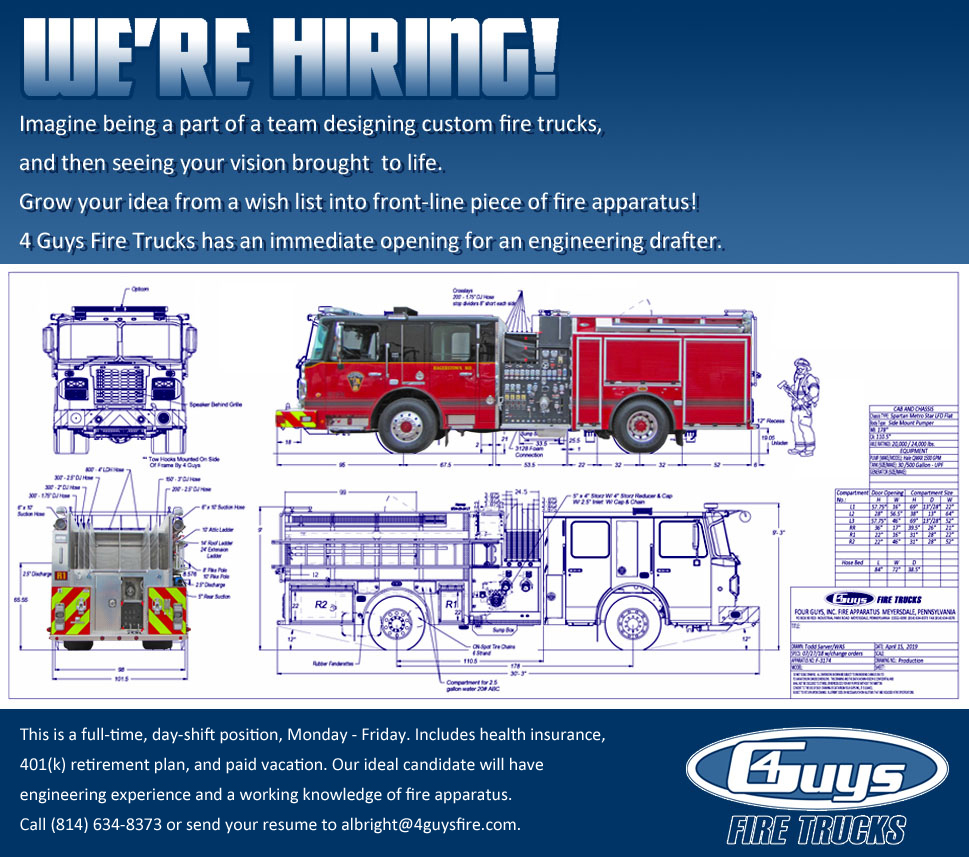 4 Guys Stainless Steel Fire Trucks